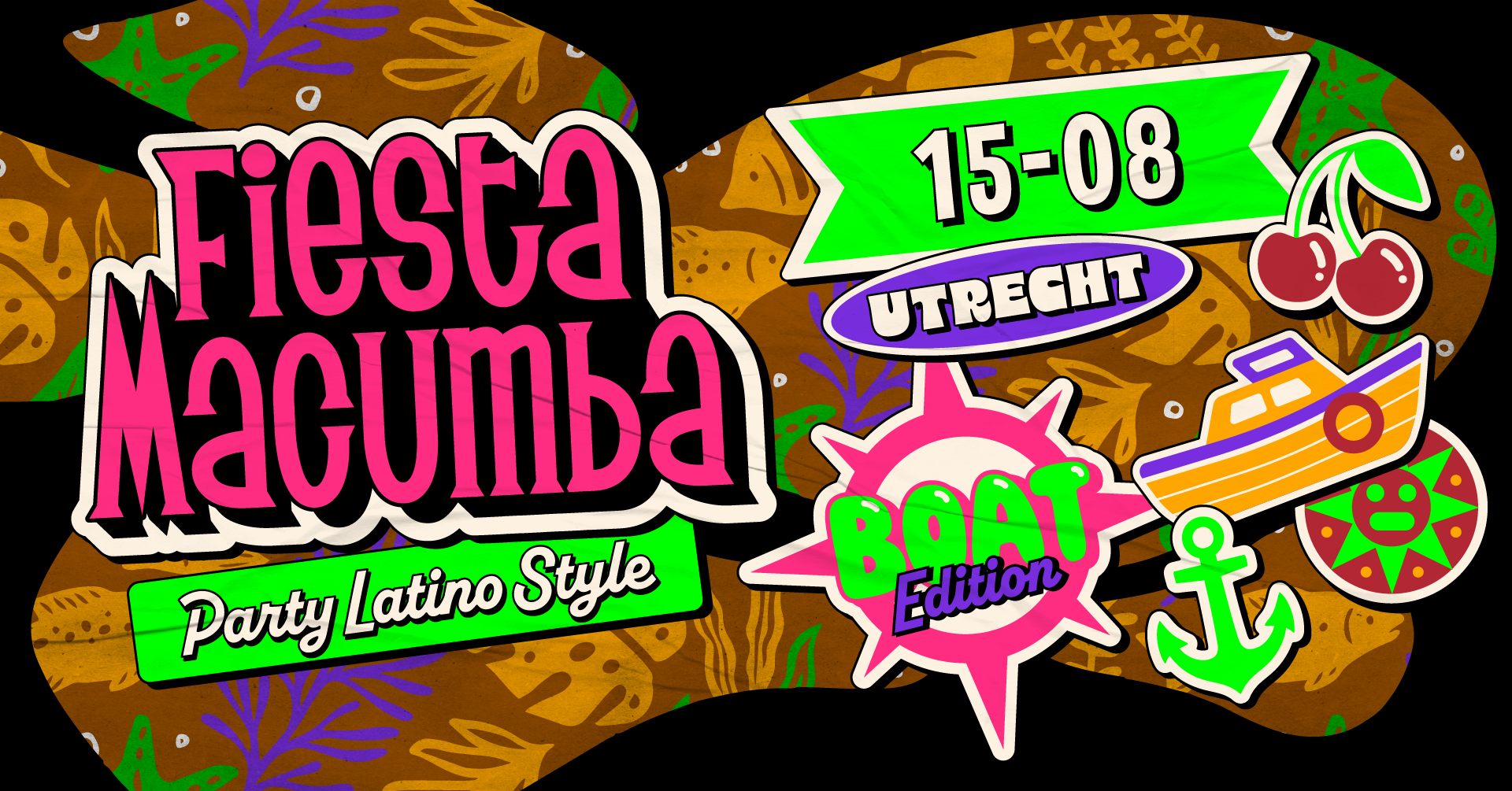 Fiesta Macumba Boat Party Utrecht - August 15th